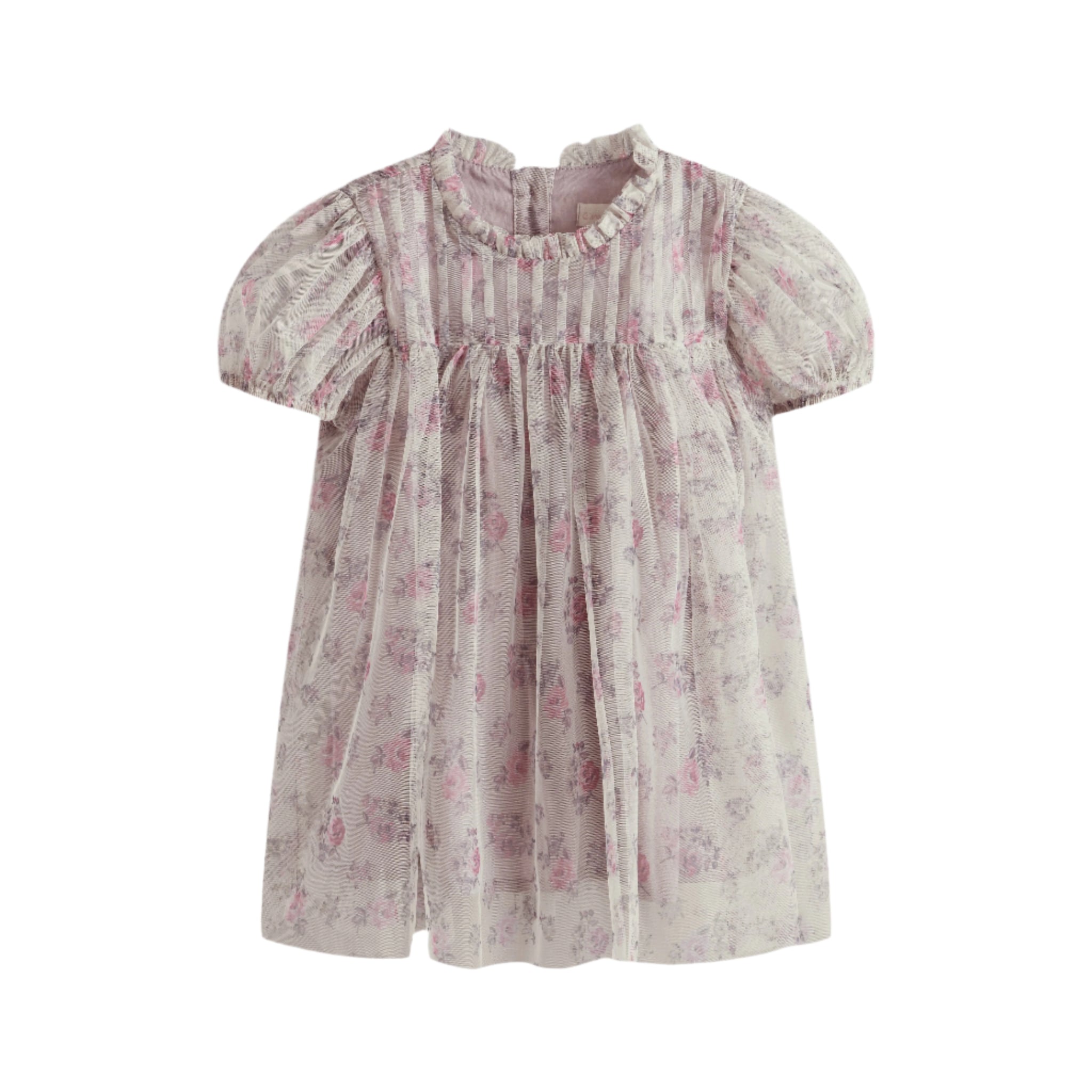 Marisol Dress Pink Roses