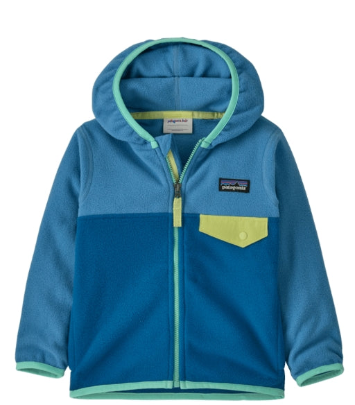 Baby Micro D Snap -T Jacket Aquatic Blue