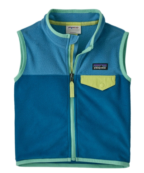 Baby Micro D Snap-T Vest Aquatic Blue
